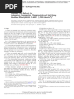 ASTM D1557 Soil Compaction Standards | PDF