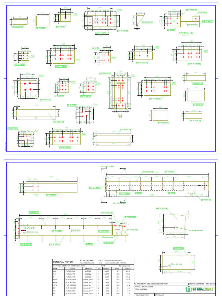 1 27 All Rafter Fabrication Drawing | PDF