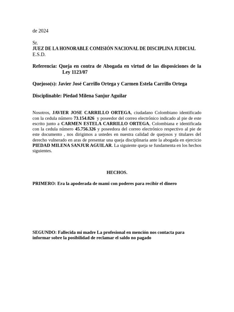CNDJ | PDF | Abogado | Justicia