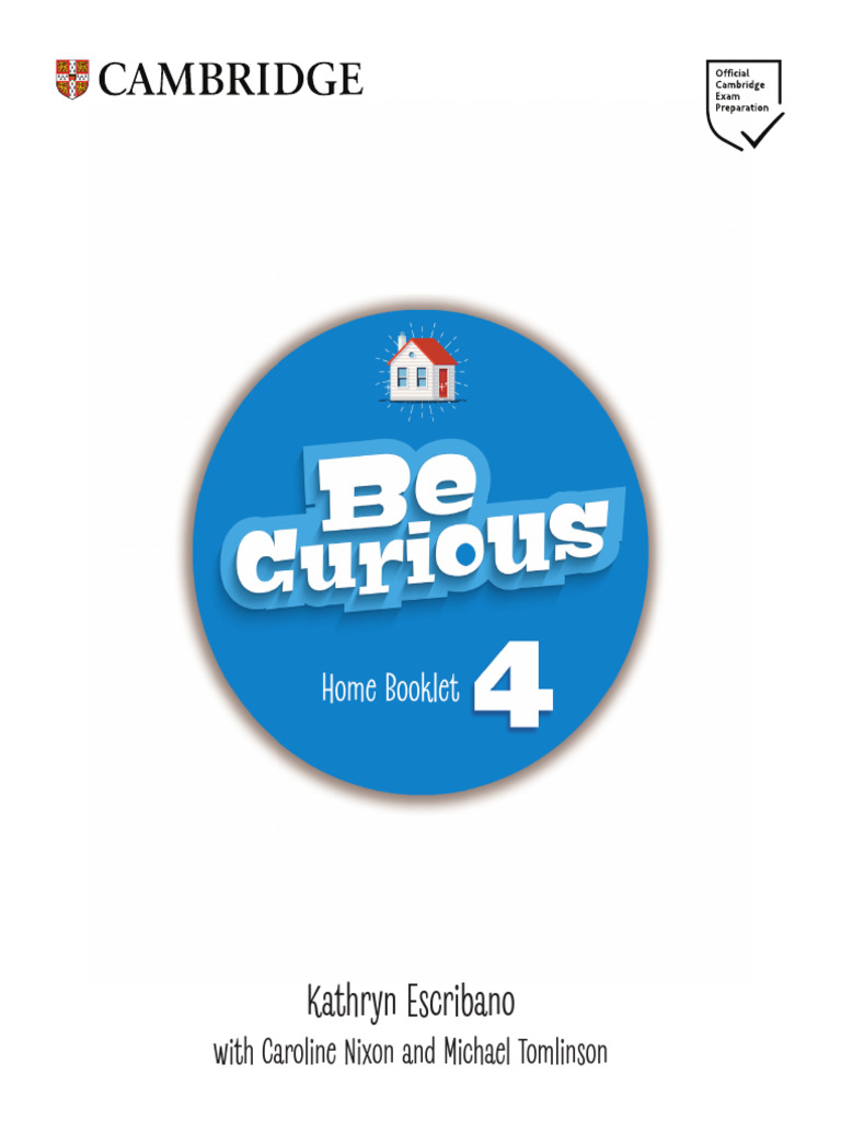 Be Curious 4 - Home Booklet | PDF