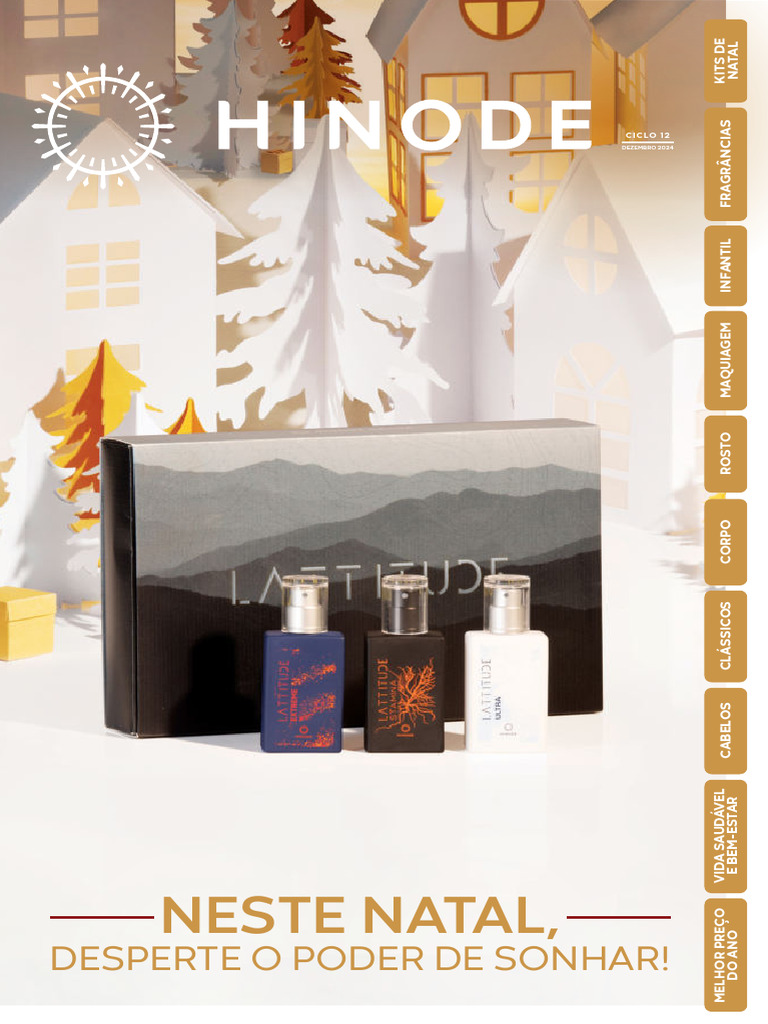 Catálogo Hinode Ciclo 12/2024 | PDF | Perfume | Protetor solar