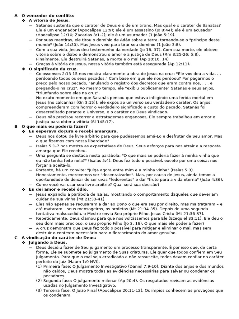 Com Resumo Licao 11 o Que Mais Eu Poderia Ter Feito Escola Sabatina | PDF | Pecado | Jesus