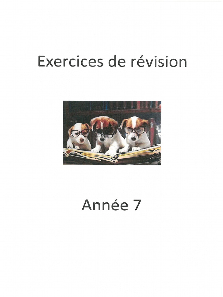 Booklet Revision Summer Term Y7 | PDF