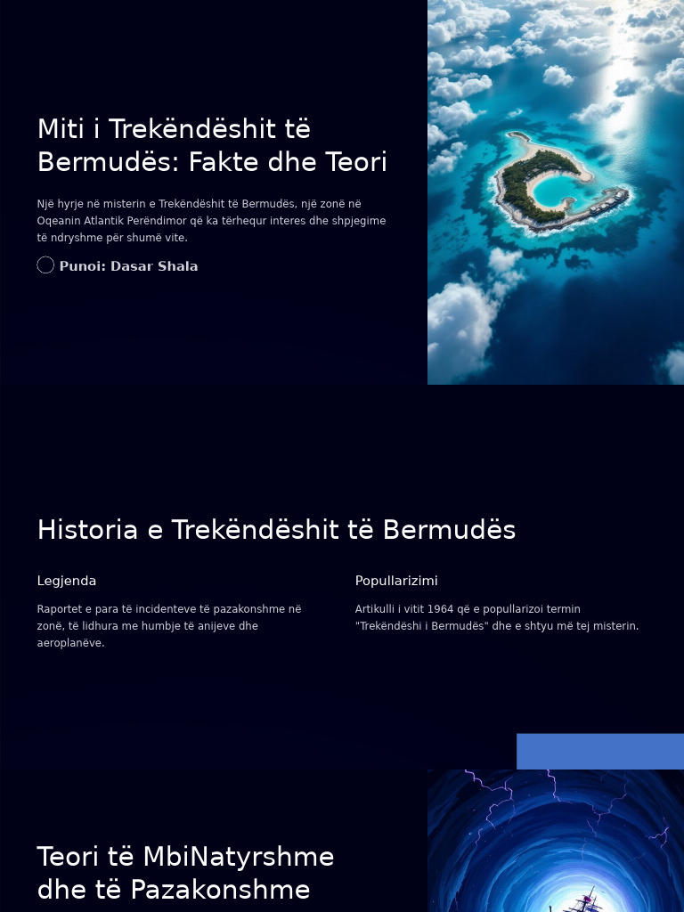 Miti I Trekendeshit Te Bermudes Fakte Dhe Teori | PDF