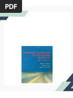 Research Methods For Business Students (Saunders) | PDF | Analysis ...