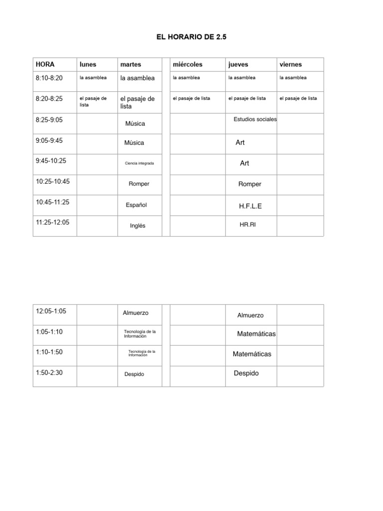 Edited – Timetable Group Project Copy | PDF