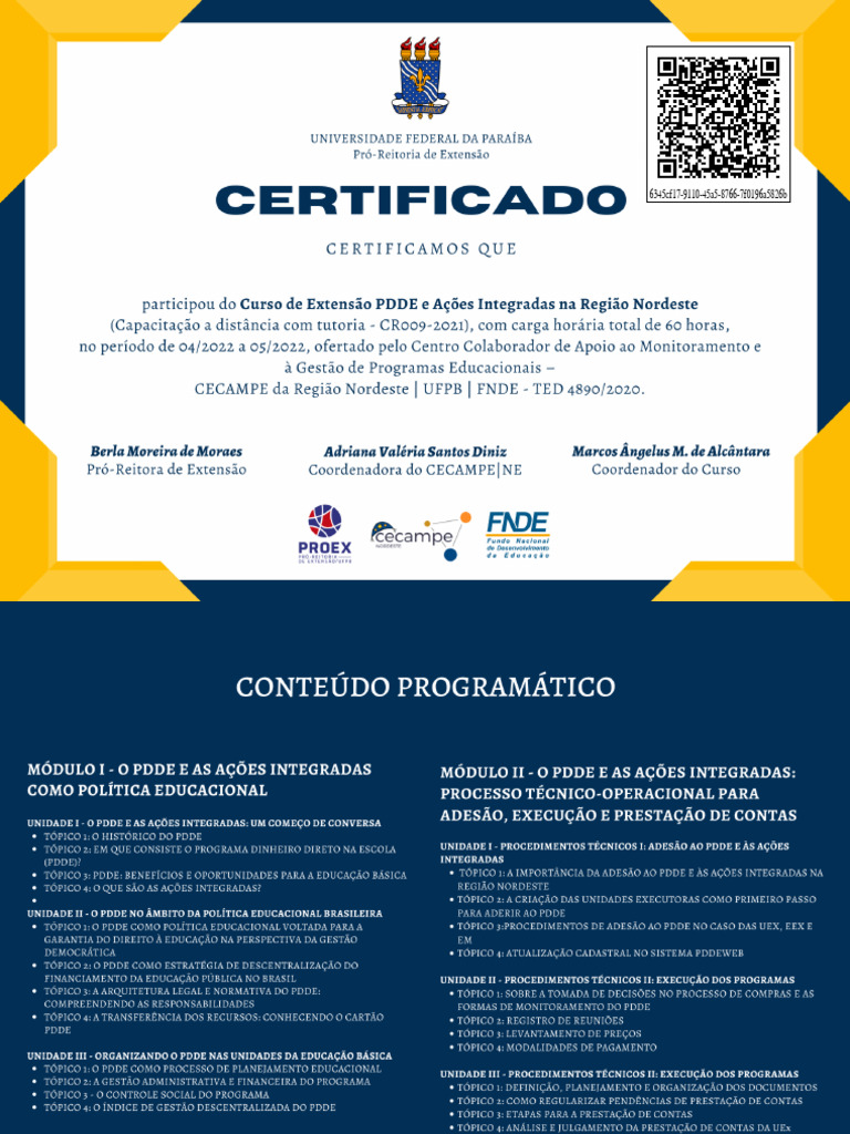 Curso Com Tutoria Turma 4-Certificado 2344 | PDF