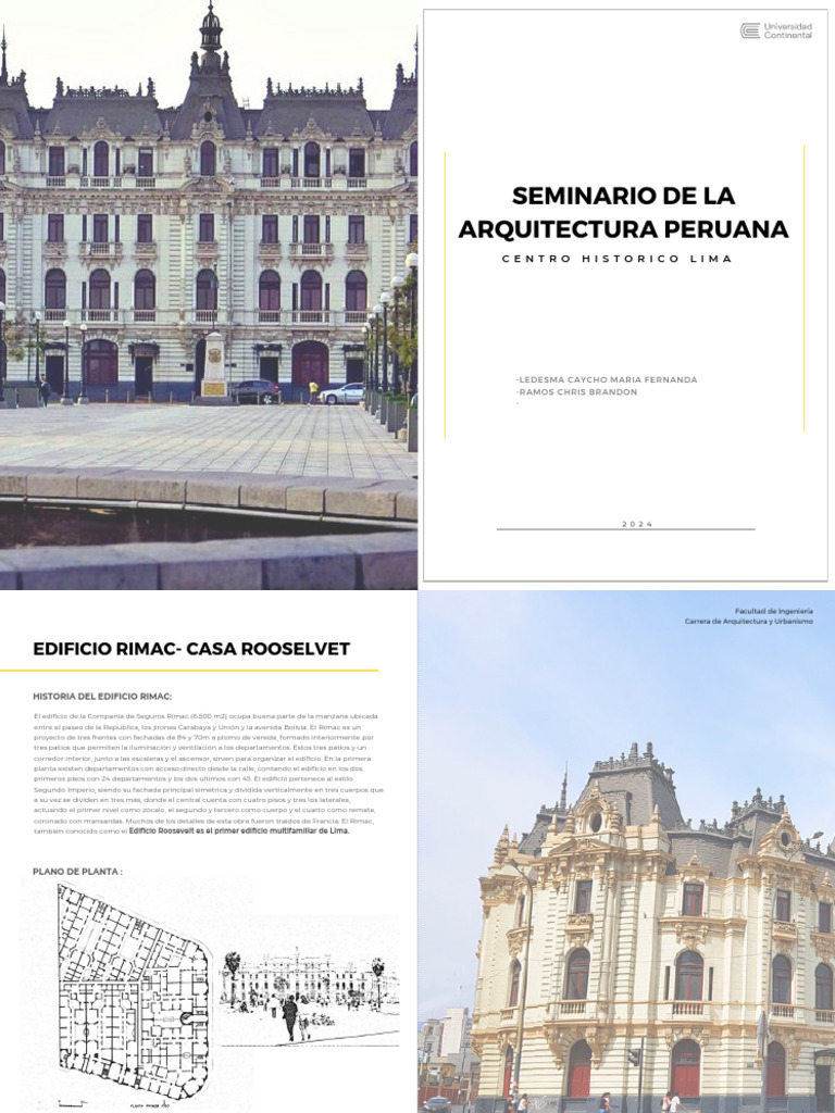 Edificio Rimac - PPT Resumen | PDF | Diseño arquitectonico | Arquitectura