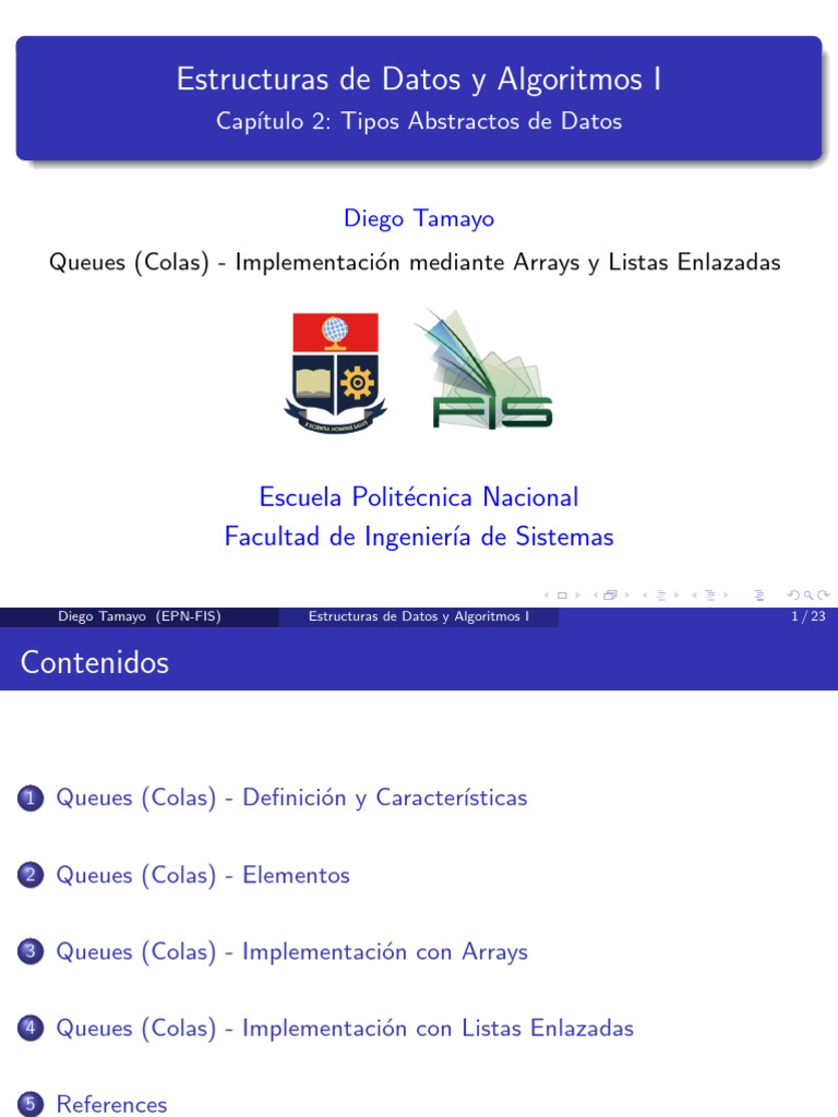 10.clase de Estructuras de Datos y Algoritmos I - Capítulo 2 - Tipos Abstractos de Datos ...