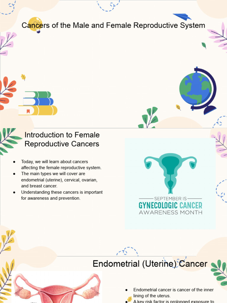 Cancers of The Reproductice System | PDF | Cancer | Cervical Cancer