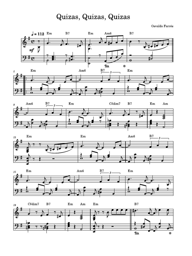 Quizas, Quizas, Quizas | PDF