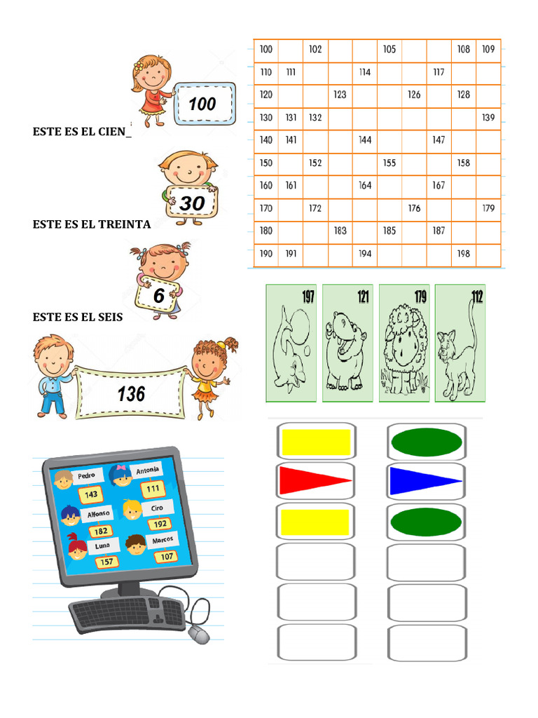 Plantillas de marzo para figuras geométricas | PDF