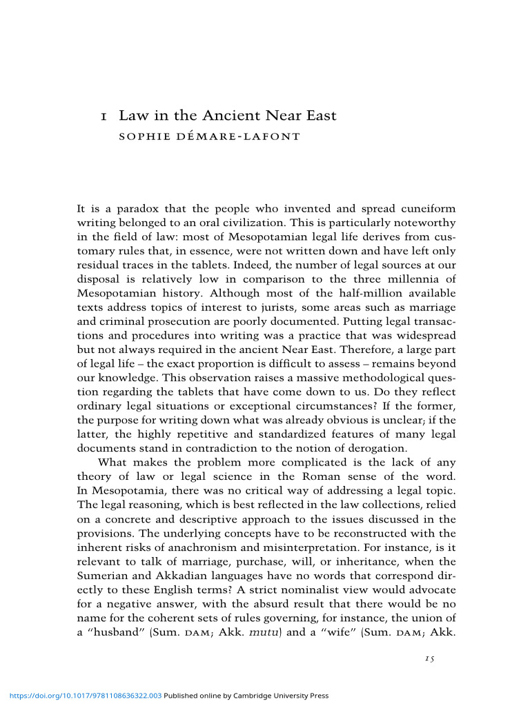 Law-In-The History Space and Time | PDF | Covenant (Biblical) | Mesopotamia