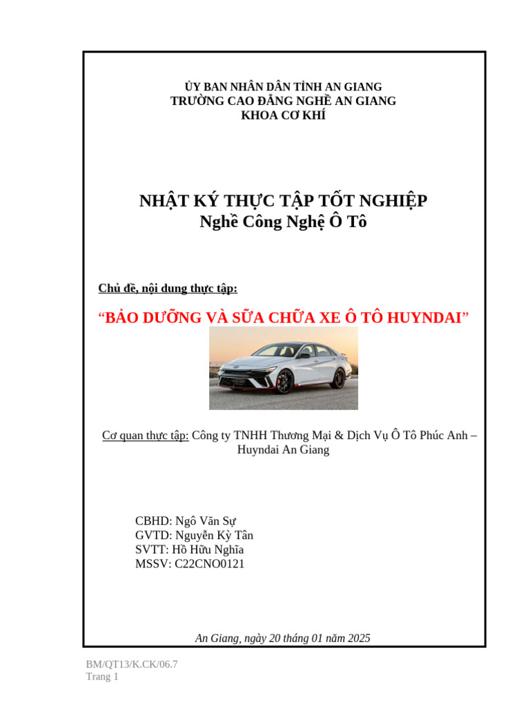 NKTT-Ho Huu Nghia | PDF