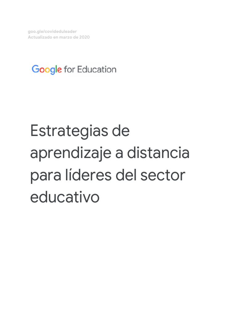 ES419 (External) Distance Learning Strategies For Education Leaders ...