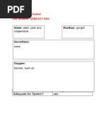 Frenchay Dysarthria Assessment Score Sheet | PDF
