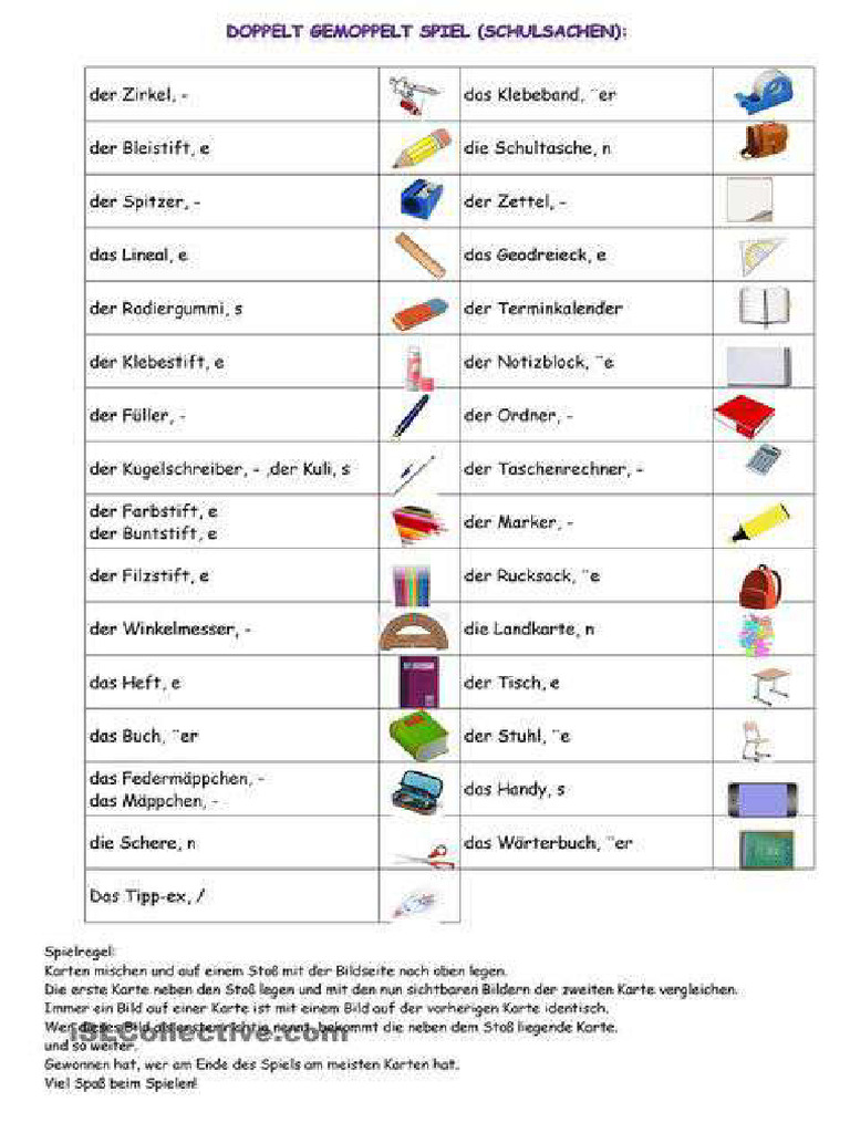 German-Resources-Worksheets | PDF