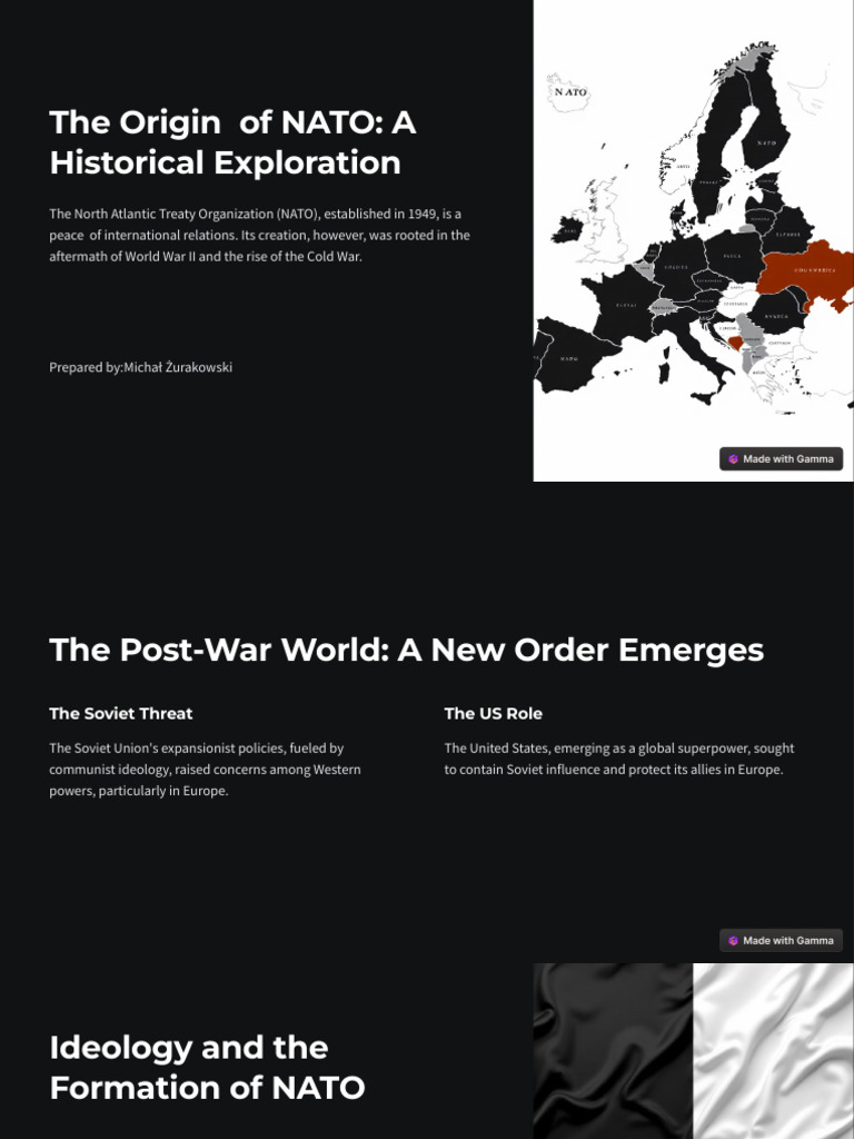 The Origin of NATO A Historical Exploration | PDF | Nato | Cold War