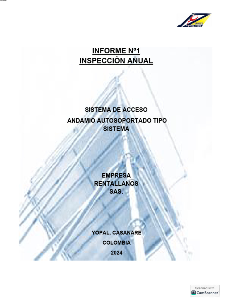 Certificacion Andamio 2024-2025 240913 0 | PDF | Andamio | Las condiciones de trabajo
