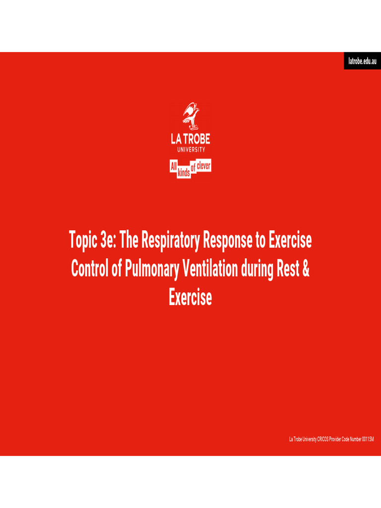 Respiratory Control During Exercise | PDF | Breathing | Respiration