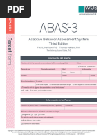 GARS 3 Spanish | PDF | Espectro autista | Sicología