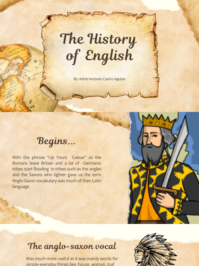 Evolution of English Language History | PDF