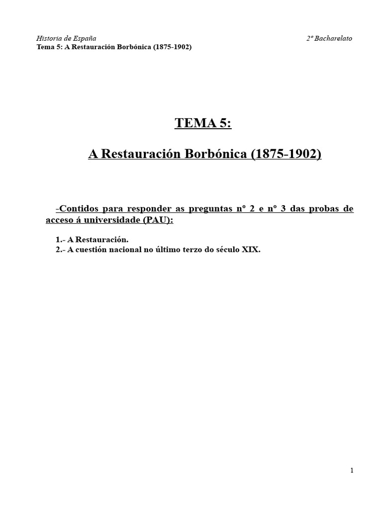 Tema 5 | PDF