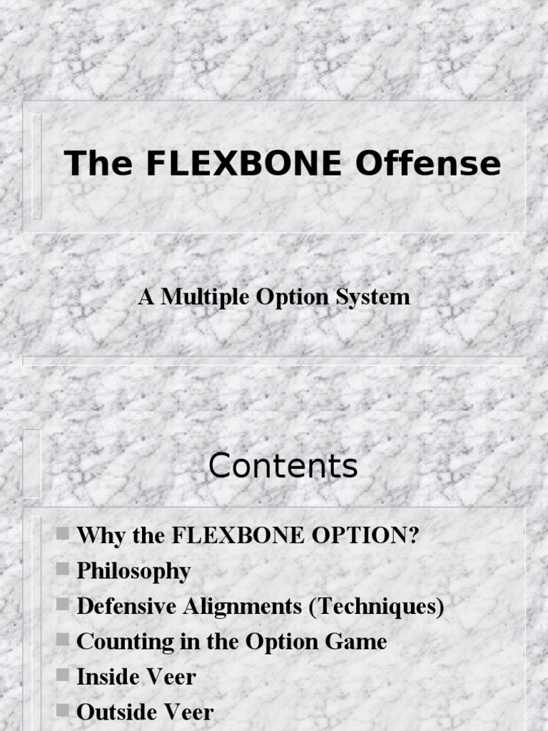 Flex Bone Offense | PDF | American Football | Football Codes