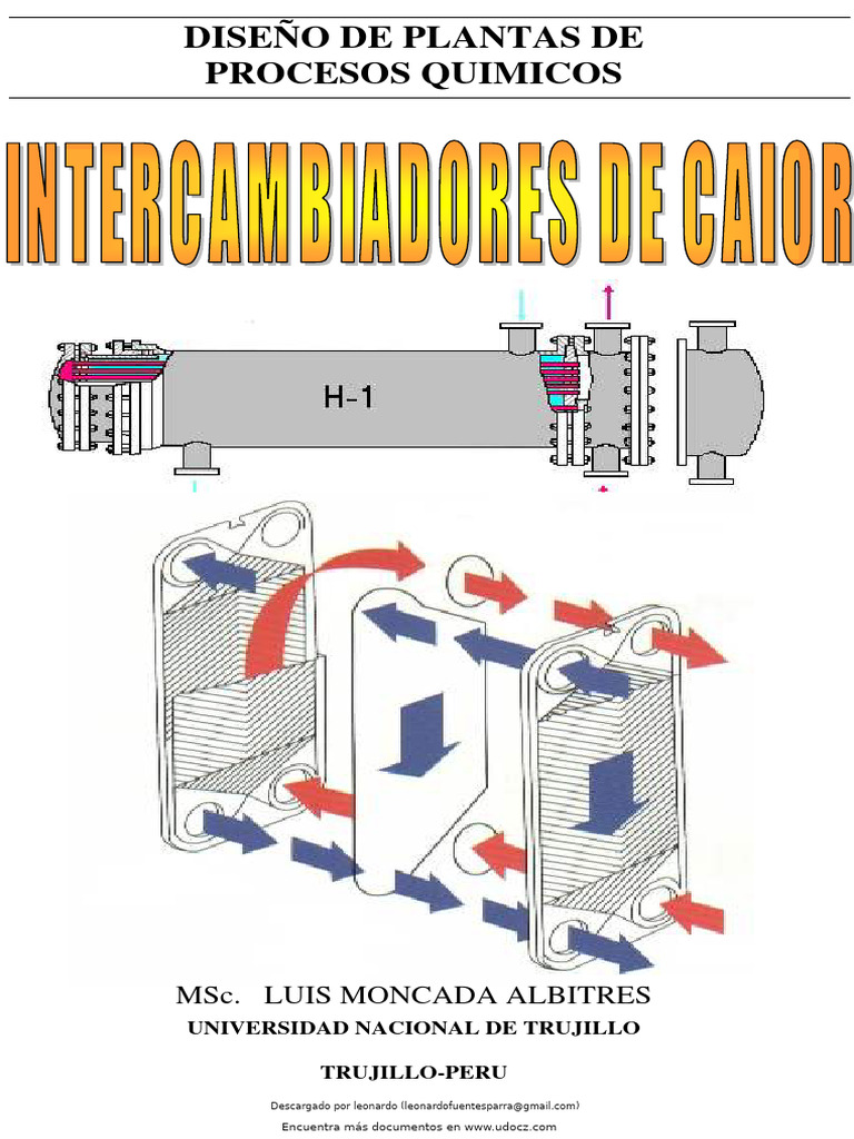 Diseño de plantas de procesos quimicos_ Intercambiadores de calor | PDF | Conduccion termica ...