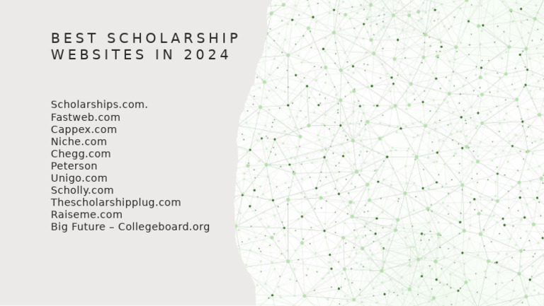 Best Scholarship Websites in 2024 | PDF