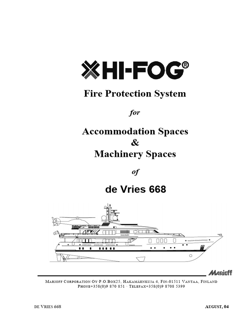 Hi-Fog Fire Protection System - Oper. Manual Electrical - 30523 ...