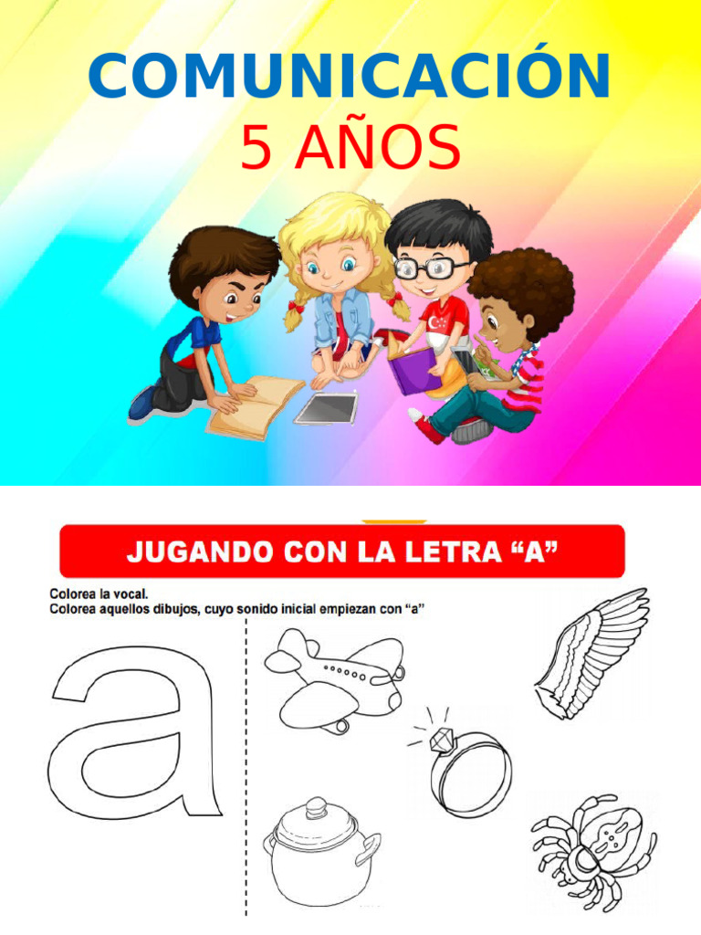 Comunicación Visual en Niños de 5 Años | PDF