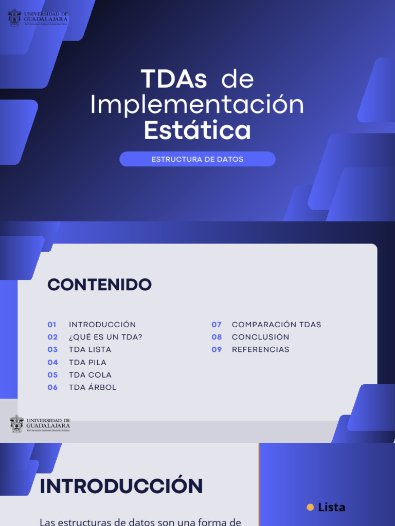 Tipos de Datos Abstractos en Estructuras | PDF | Datos de computadora ...