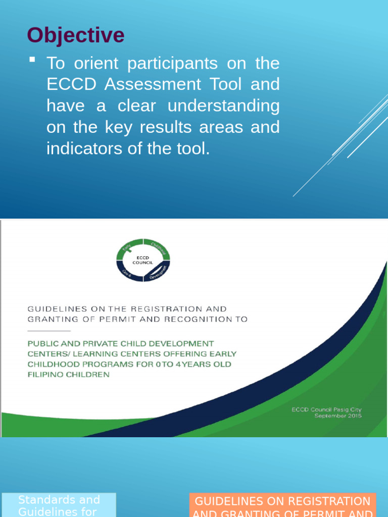 PP ECCD Assessment Tool Final | PDF | Curriculum | Learning