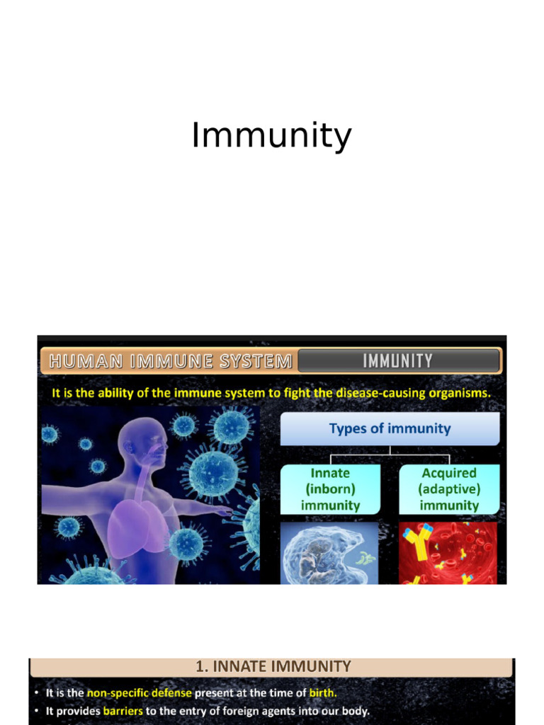 Immunity | PDF
