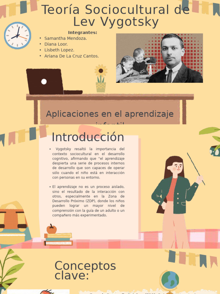 Teoría Sociocultural de Lev Vygotsky | PDF | Aprendizaje | Adultos