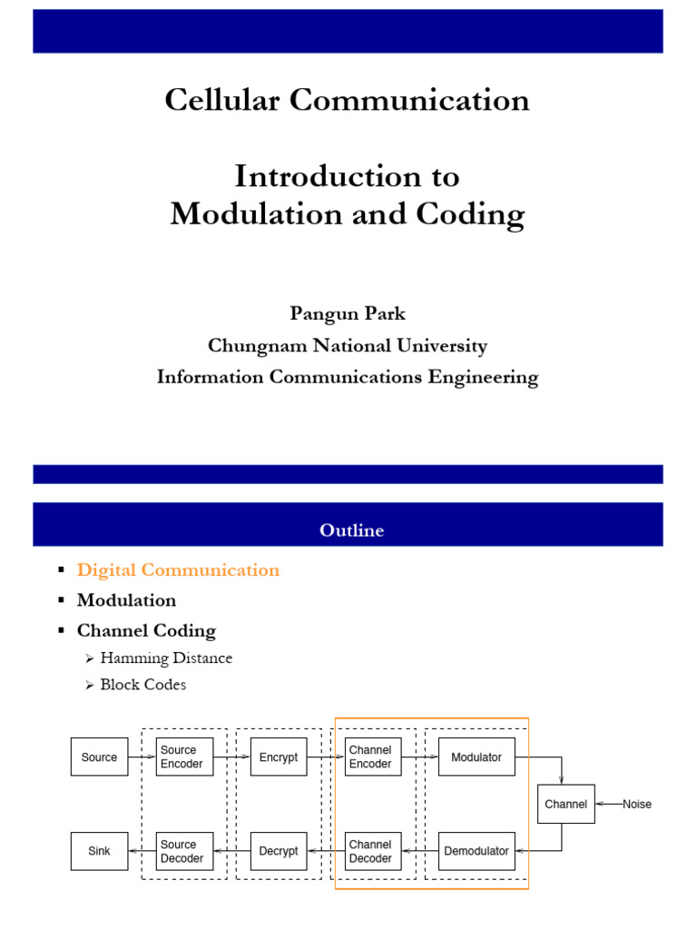 3_Lecture-mc | PDF | Modulation | Code