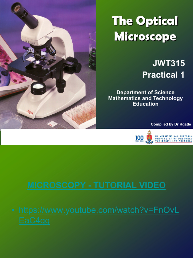 Optical Microscope Practical Guide | PDF | Scientific Techniques ...