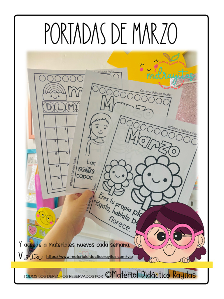 Portadas de marzo para educación infantil | PDF