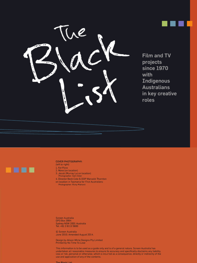 The Black List 2014 | PDF | Indigenous Peoples Of Australia | Filmmaking