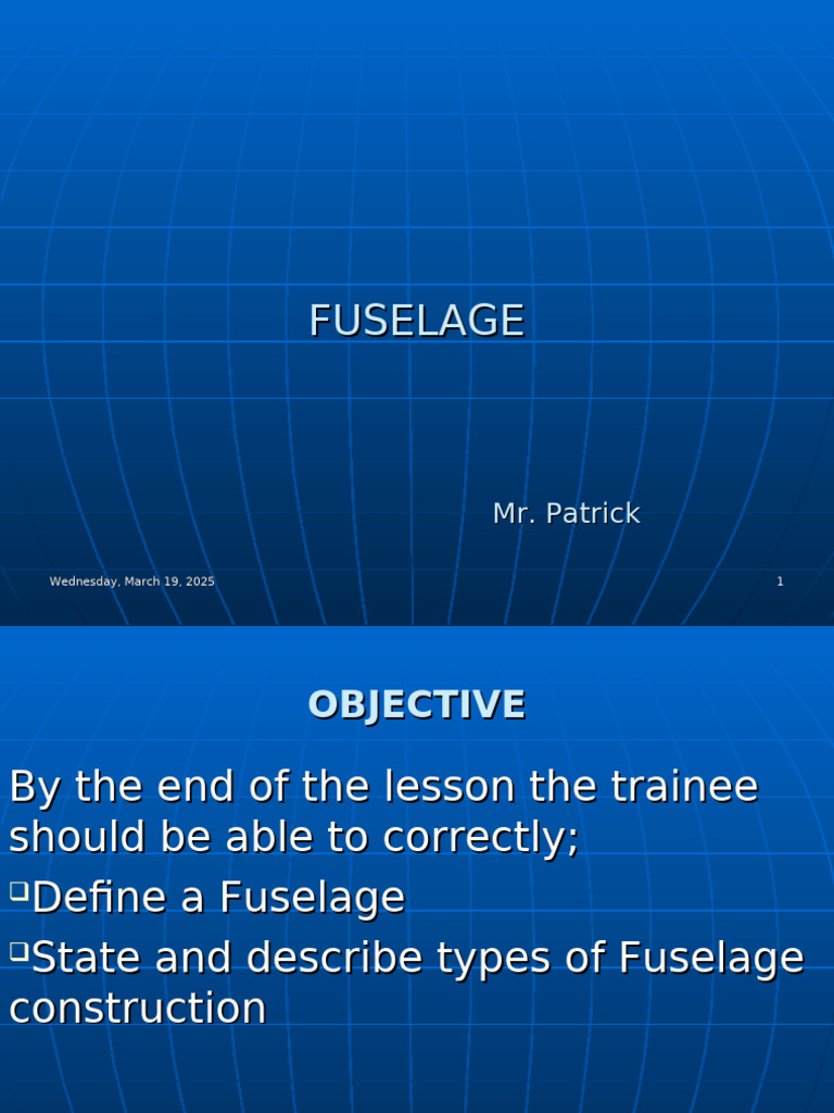 Fuselage Types of Construction | PDF | Fuselage | Truss
