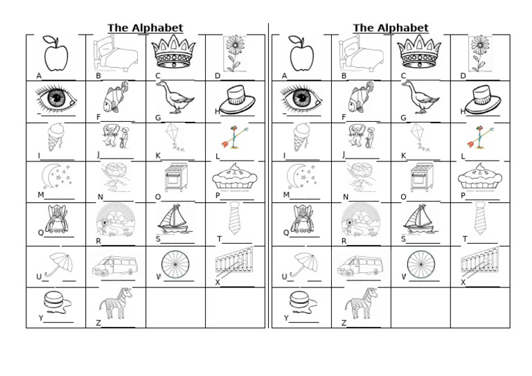 Alfabeto en PDF para descargar | PDF