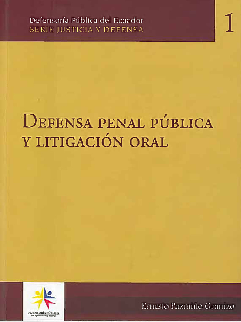 Defensa Penal Pública y Litigación Oral | PDF