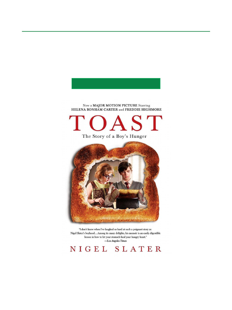 Toast: A Boy's Hunger Story | PDF