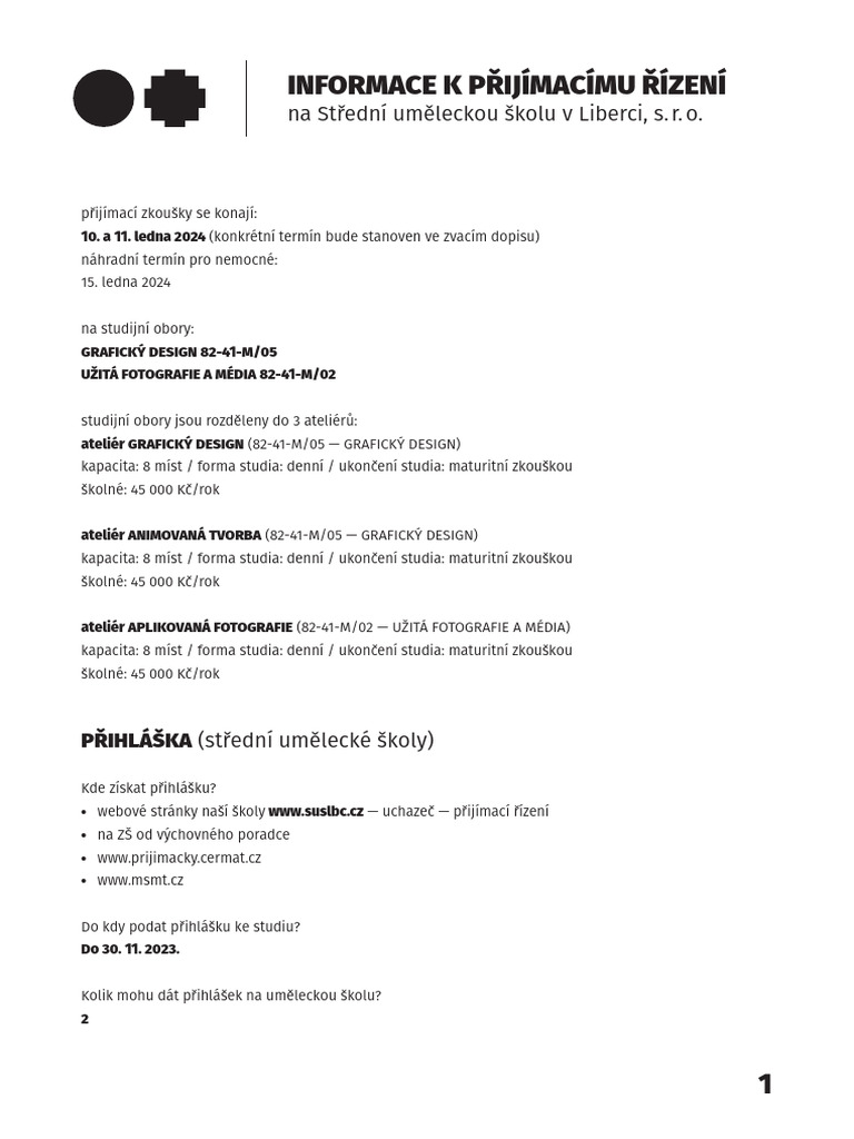 Informace PR-1 | PDF