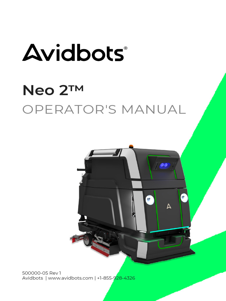 Neo 2 - Operators Manual | PDF | Battery Charger | Robot