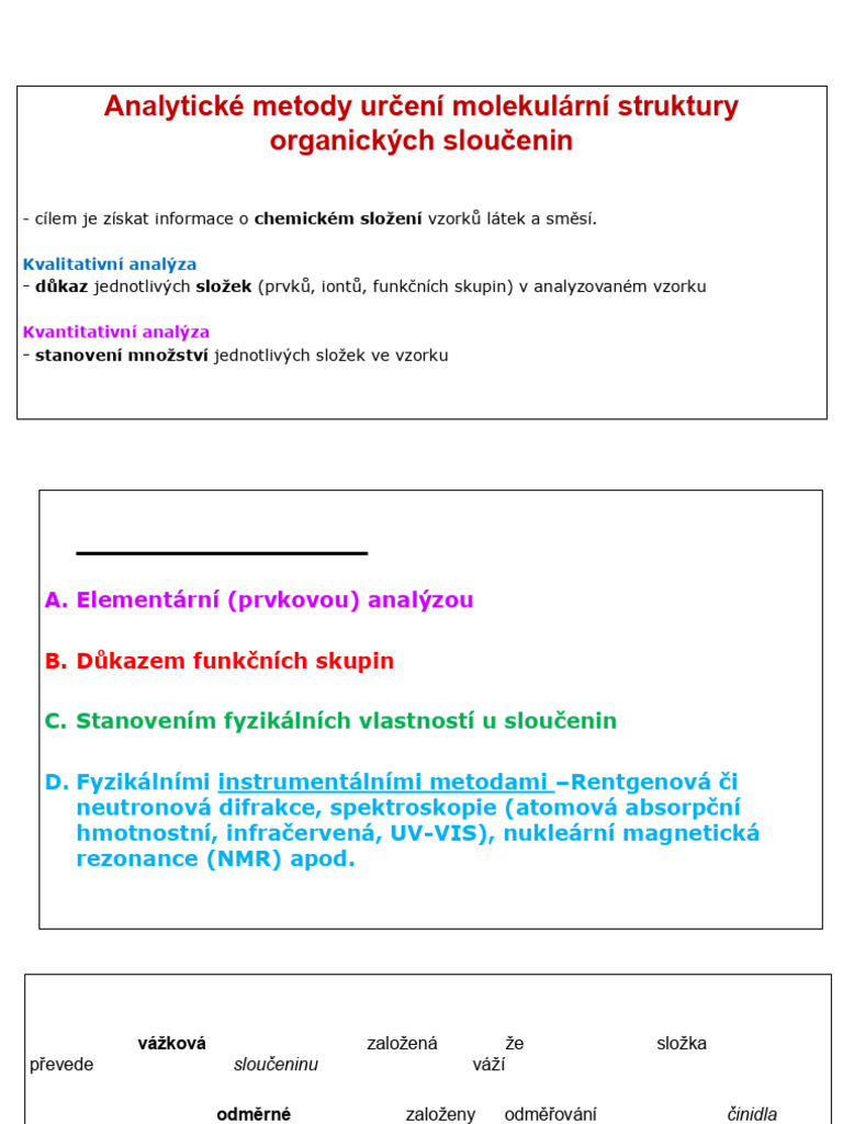 Analyticke metody | PDF