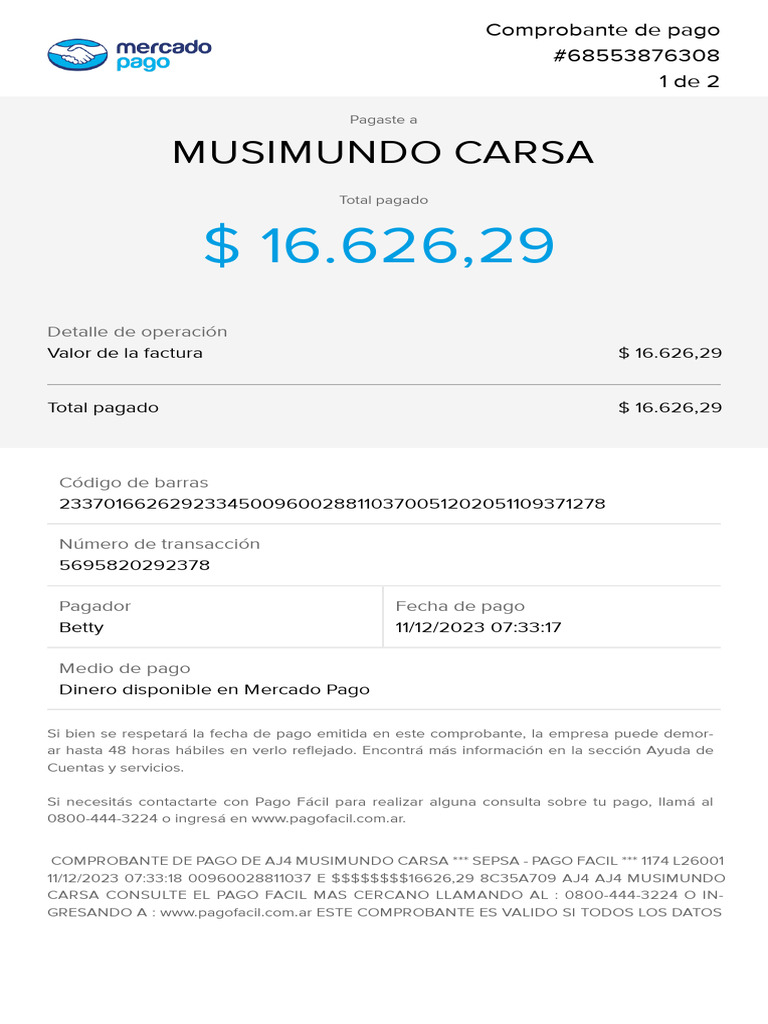 2023 12 11 06 33 18 747 Receipt | PDF
