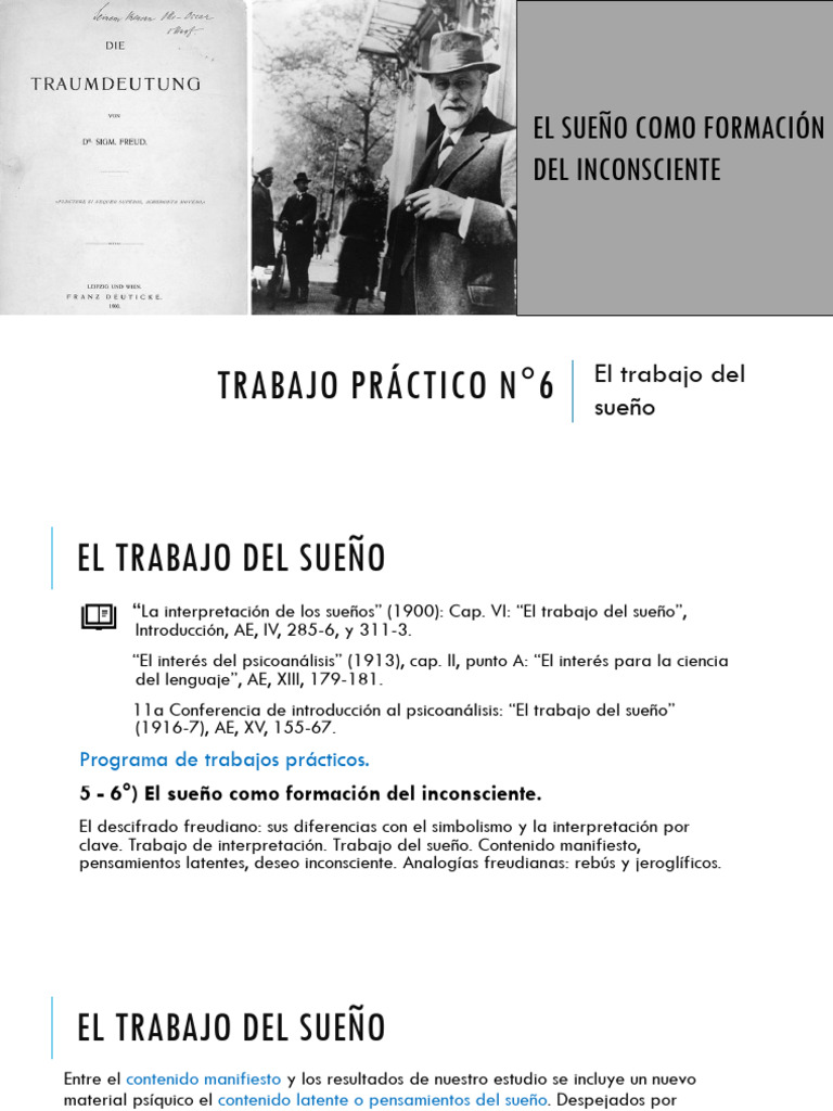 TP 6 Puntuación Comisión A | PDF | Mente inconsciente | Sueño