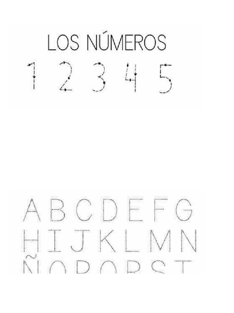 Letras y Numeros | PDF